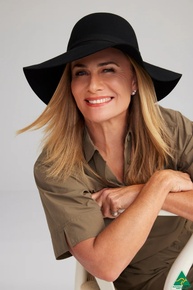 Canopy Bay Keaton Felt Cloche | Black | by Deborah Hutton – Labels By ...