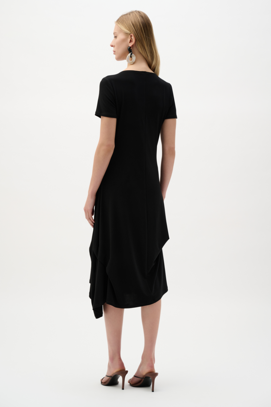 Joseph Ribkoff Silky Knit Trapeze Dress | Black | 262032 – Labels By ...