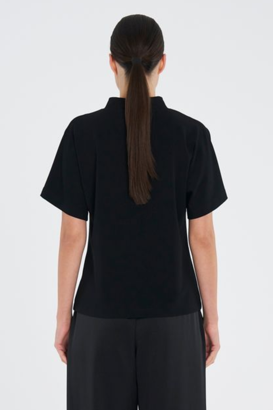 Mela Purdie Flute Shell | Powder Knit | Black – Labels By The Bay