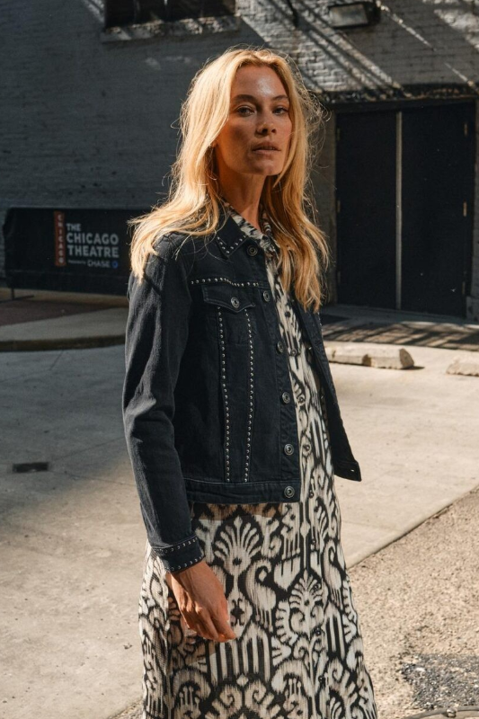 Mos Mosh Marly Denim Jacket | Black – Labels By The Bay